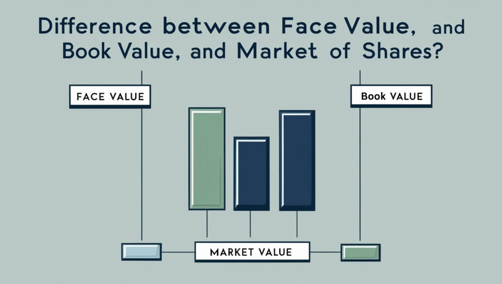 Face value vs Book value vs Market value of Shares - Finance For Everyone